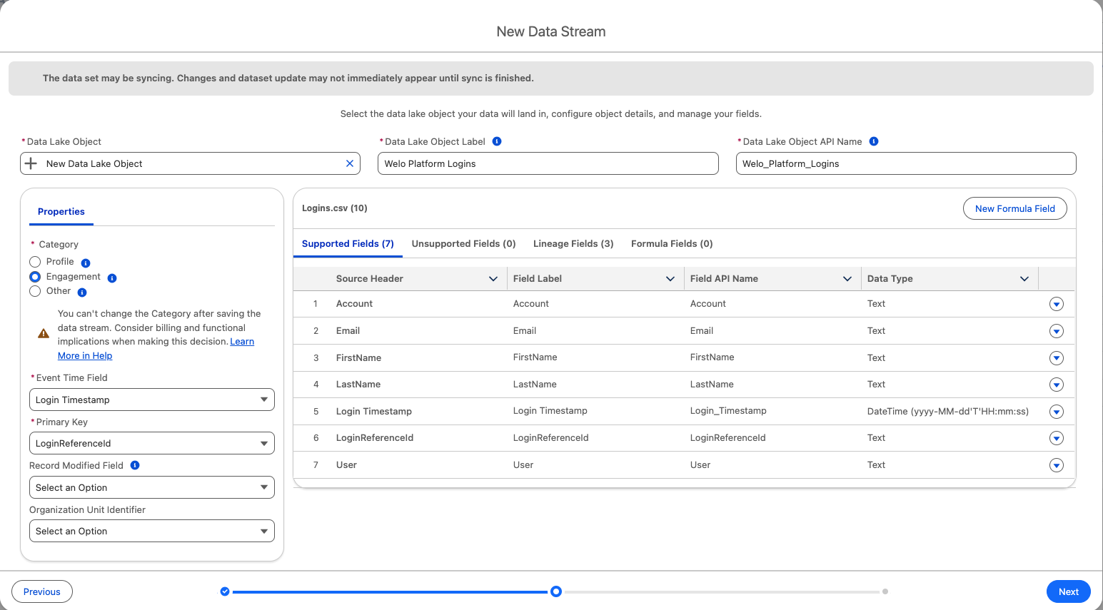 Exercise 1 - Unify Data with Data Streams | Salesforce Workshops